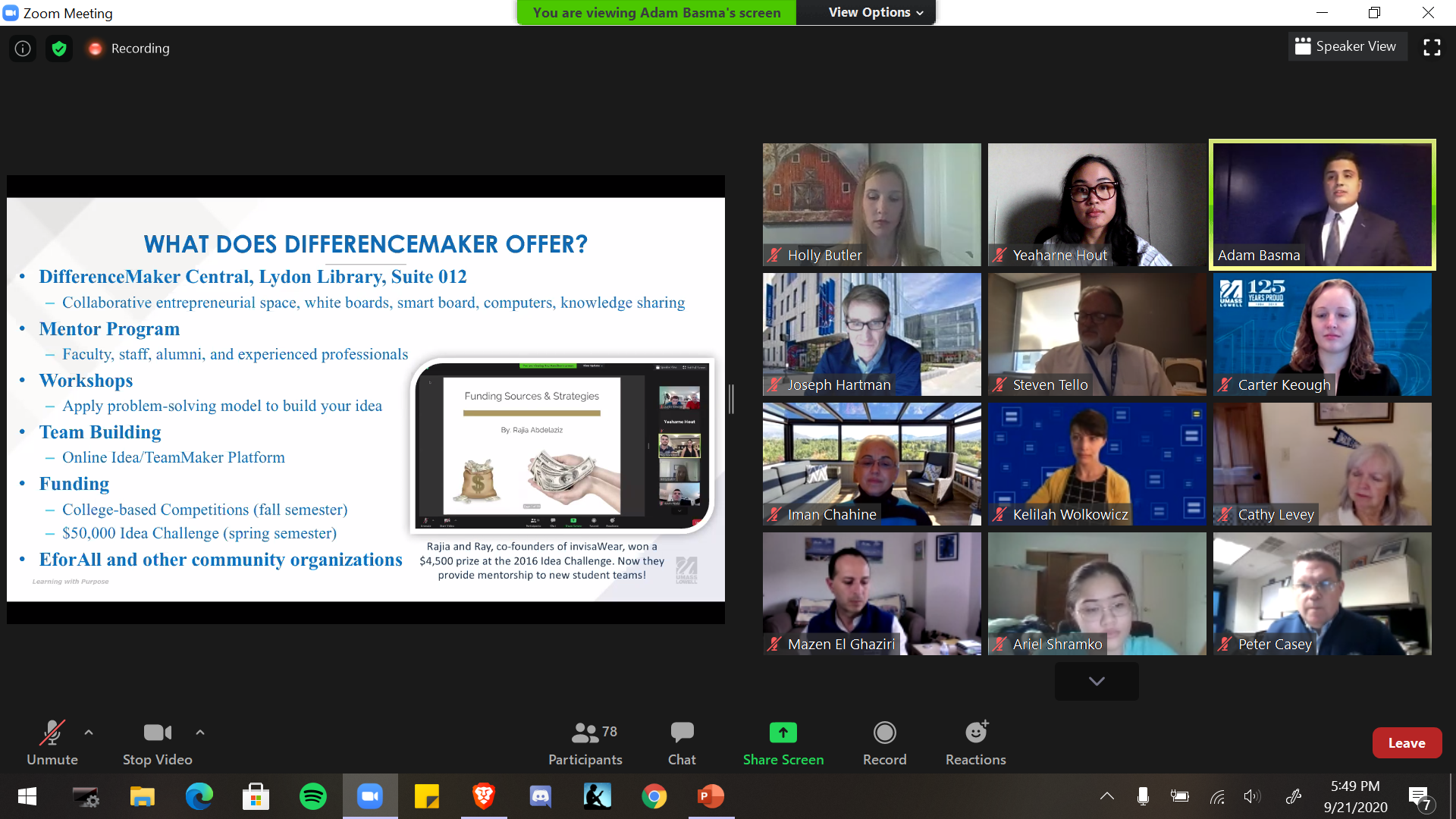 2020 DifferenceMaker Kick-Off and College Competition Announcement ...